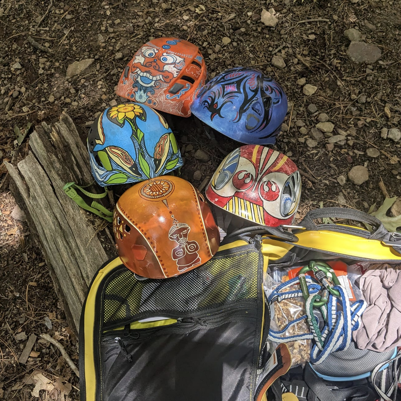 custom climbing helmets – Sophie Binder Designs